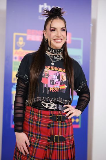Ines Hernand Poses Photos During Presentation Editorial Stock Photo ...