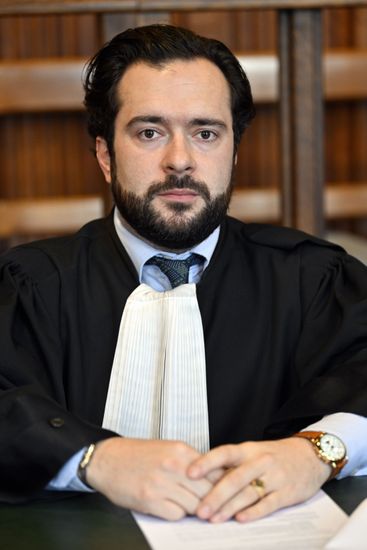 Lawyer Adrien Croisier Defending Accused Pictured Editorial Stock Photo ...