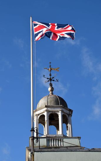Windy Showery Day Kent Town Faversham Editorial Stock Photo - Stock ...