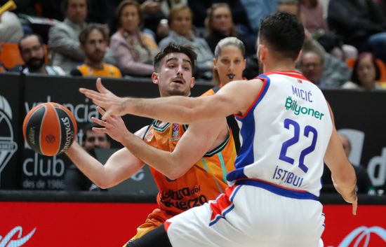 Valencia Baskets Guillem Ferrando L Action Editorial Stock Photo ...