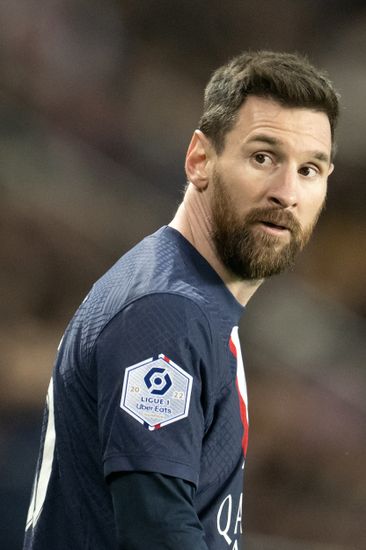 Leo Messi Paris Saintgermain Action During Editorial Stock Photo ...