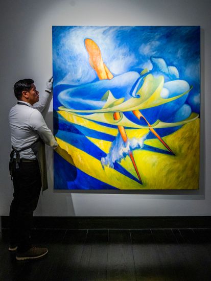 Kate Burling Turbine Landing Christies Next Editorial Stock Photo ...