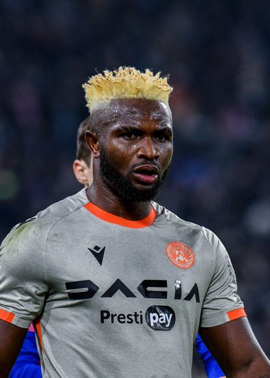 Isaac Success Udinese Calcio Seen Editorial Stock Photo - Stock Image ...