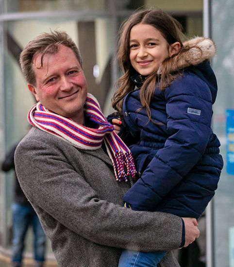 Richard Ratcliffe Daughter Gabriella Happy That Editorial Stock Photo ...