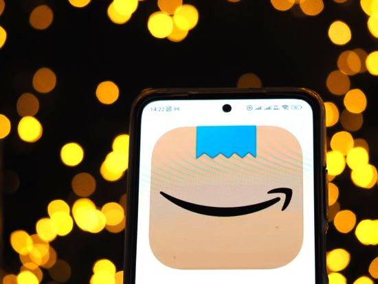 This Photo Illustration Amazon Shopping Logo Editorial Stock Photo ...