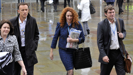 Frederic Michel Rebekah Brooks Chief Executive Editorial Stock Photo ...