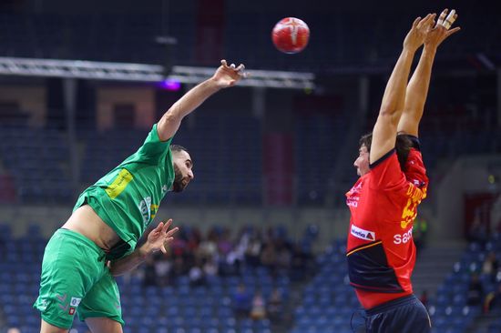 Daniel Dujshebaev R Spain Milos Bozovic Editorial Stock Photo - Stock ...