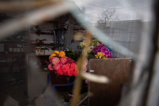 Colourful Flower Rambo Resists Inside Bombed Editorial Stock Photo ...
