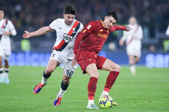 Guven Yalcin Genoa Cfc Roger Ibanez Editorial Stock Photo - Stock Image ...
