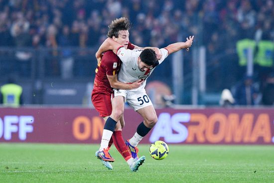 Edoardo Bove Roma Guven Yalcin Genoa Editorial Stock Photo - Stock ...
