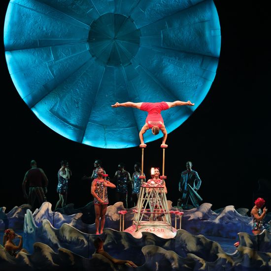 Various Actors Performing Cirque Du Soleils Editorial Stock Photo ...