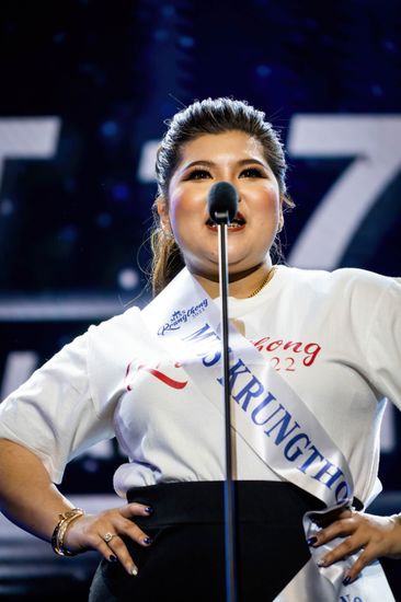 Contestant Miss Plus Size Thailand Introducers Editorial Stock Photo ...