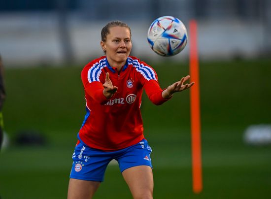 Maximiliane Rall Fc Bayern Munich During Editorial Stock Photo - Stock ...