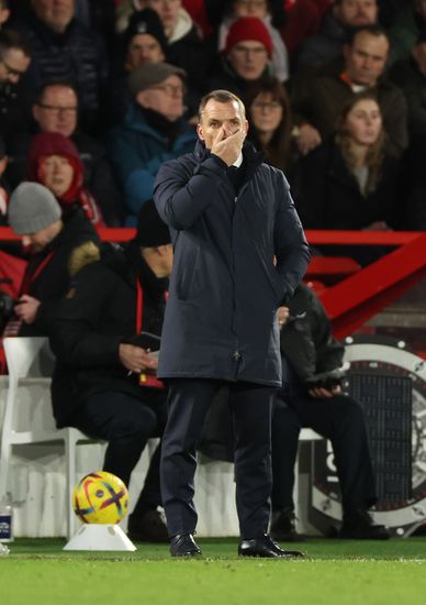 Brendan Rogers Manager Leicester City Editorial Stock Photo - Stock ...