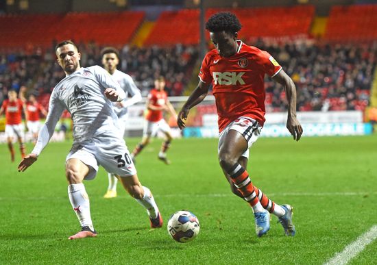 Tyreece Campbell Charlton Athletic Action Adam Editorial Stock Photo ...