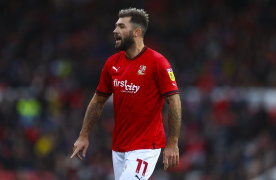 Charlie Austin Swindon Town Editorial Stock Photo - Stock Image ...