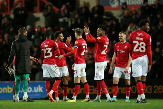 Swindon Town Players Applauds Fans After Editorial Stock Photo - Stock ...