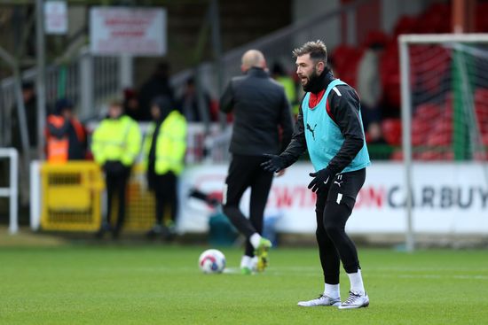 Charlie Austin Swindon Town Warms Ahead Editorial Stock Photo - Stock ...