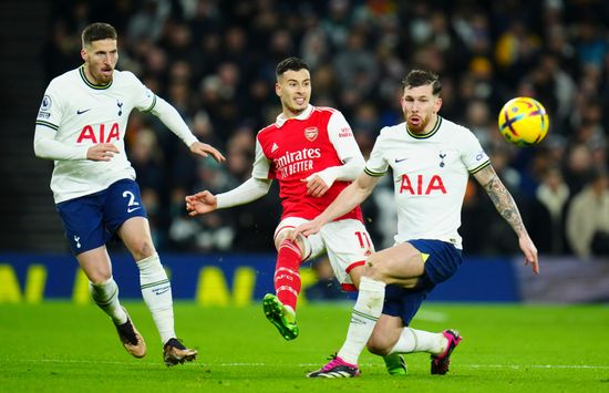 Gabriel Martinelli Arsenal Between Matt Doherty Editorial Stock Photo ...