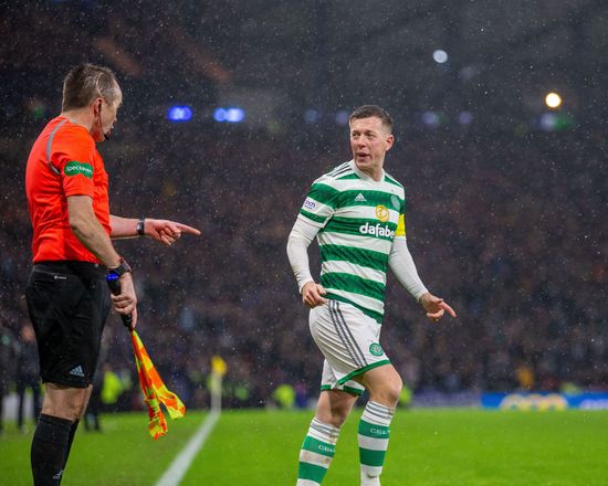Callum Mcgregor Celtic Speaks Assistant Referee Editorial Stock Photo ...