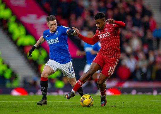Ryan Kent Rangers Luis Duk Lopes Editorial Stock Photo - Stock Image ...