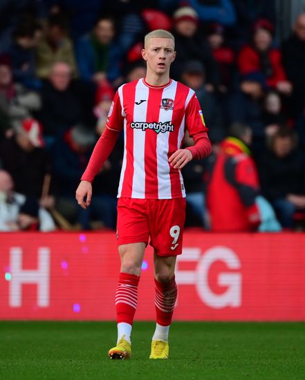 Jay Stansfield Exeter City During Sky Editorial Stock Photo - Stock ...