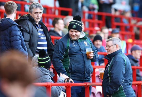 London Irish Fans Before Heineken Champions Editorial Stock Photo ...