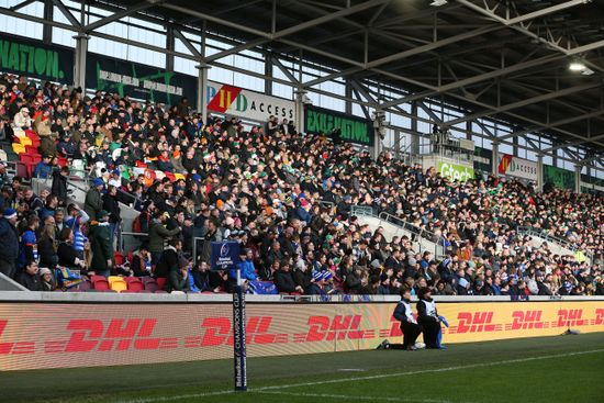London Irish Fans Stands During Heineken Editorial Stock Photo - Stock ...
