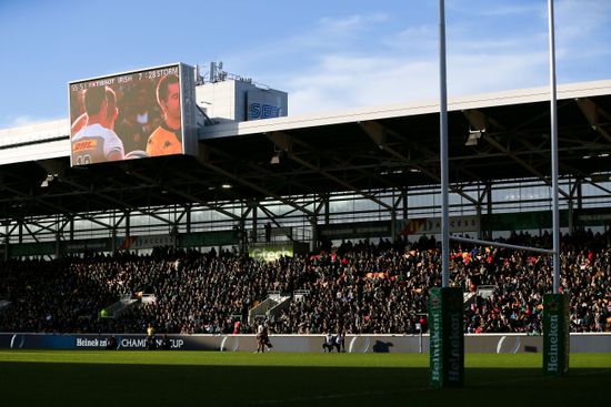 London Irish Fans Stands During Heineken Editorial Stock Photo - Stock ...