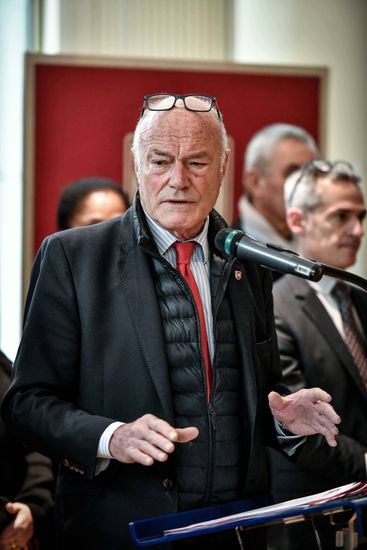 Nouvelle Aquitaine President Alain Rousset Delivers Editorial Stock ...