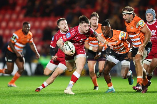 Joe Roberts Scarlets Charges Try Line Editorial Stock Photo - Stock ...