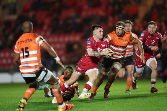 Joe Roberts Scarlets Charges Try Line Editorial Stock Photo - Stock ...
