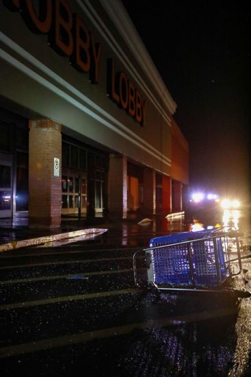 Shopping Cart Laying Infront Hobby Lobby Editorial Stock Photo - Stock ...