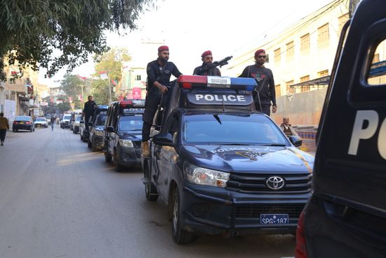 Police Rangers Hold Combine Flag March Editorial Stock Photo - Stock ...