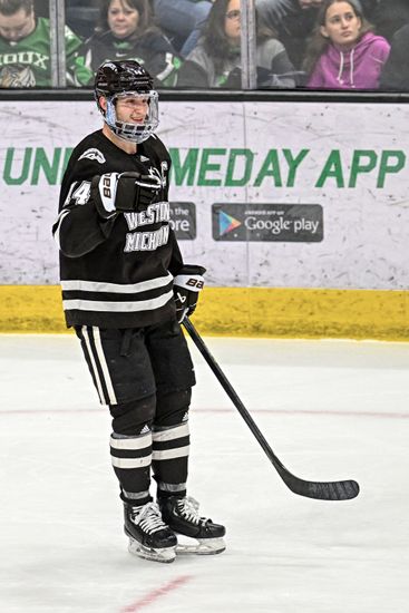 Western Michigan Broncos Forward Jason Polin Editorial Stock Photo ...
