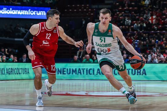 Arnas Butkevicius 51 Zalgiris Kaunas R Editorial Stock Photo - Stock ...