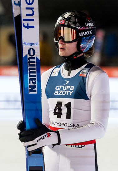 Marius Lindvik During Ski Jumping World Editorial Stock Photo - Stock ...