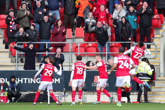 Rotherham United Midfielder Ollie Rathbone 18 Editorial Stock Photo ...