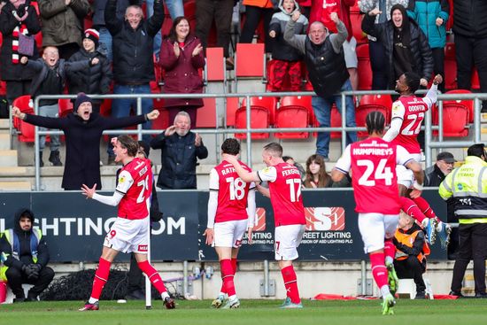 Rotherham United Midfielder Ollie Rathbone 18 Editorial Stock Photo ...