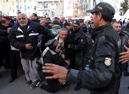 People Clash Police During Protest Against Editorial Stock Photo ...