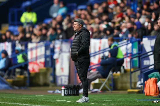 Portsmouth Caretaker Manager Simon Bassey During Editorial Stock Photo ...