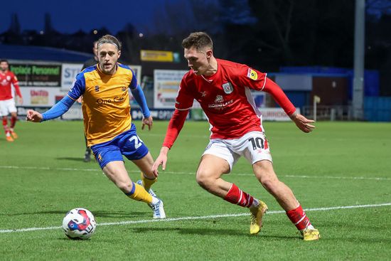 Crewe Alexandra Midfielder Callum Ainley 10controls Editorial Stock ...