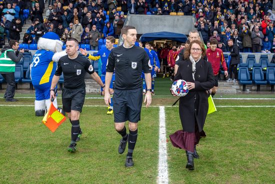 Ball Sponsor Referee Ben Toner Lead Editorial Stock Photo - Stock Image ...