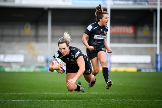Liv Mcgoverne Exeter Chiefs Scores Try Editorial Stock Photo - Stock ...
