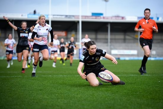 Flo Robinson Exeter Chiefs Scores Try Editorial Stock Photo - Stock ...