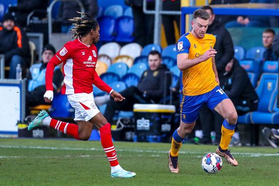 Rhys Oates Mansfield Town Possession Editorial Stock Photo - Stock ...