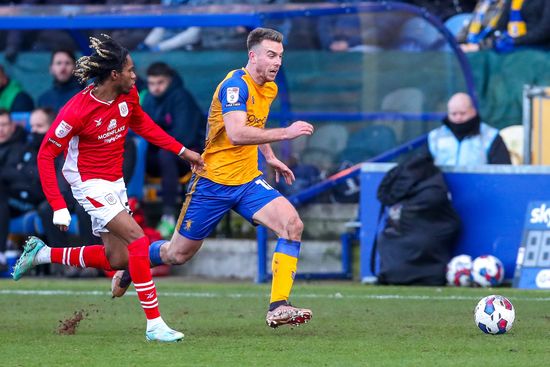 Rhys Oates Mansfield Town Possession Editorial Stock Photo - Stock ...