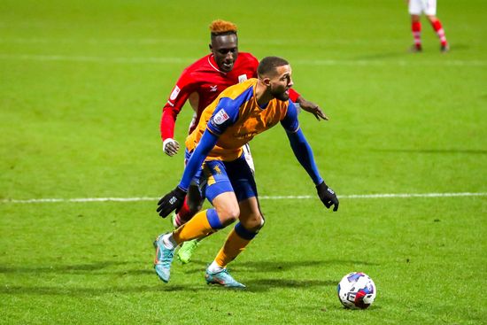 Jordan Bowery Mansfield Town Looks Options Editorial Stock Photo ...