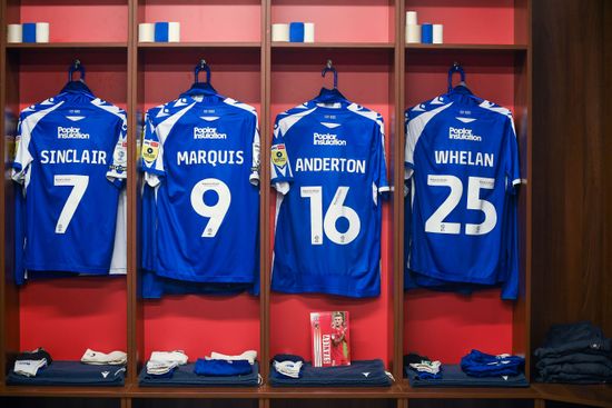 Bristol Rover Kits Before Kick Off Editorial Stock Photo - Stock Image ...