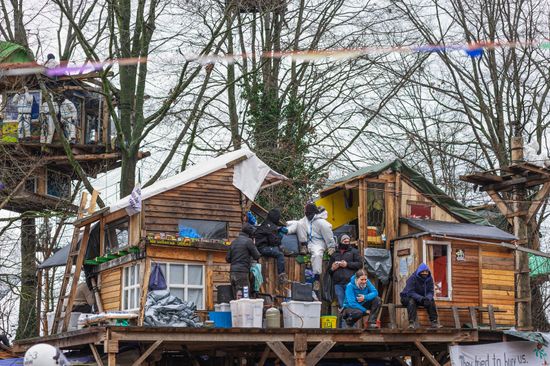 Utopia Village Makeshift Homes Built Recycled Editorial Stock Photo ...
